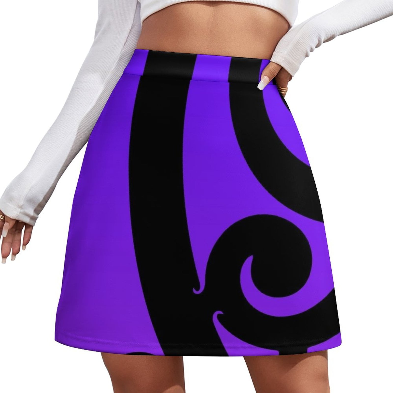 Maori Design Signifying New Beginnings Mini Skirt japanese style mini ...