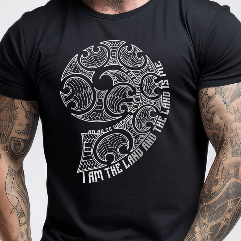 Maori Koru Tattoo T-Shirt, Aotearoa Nature Gift, Moko T-Shirt - Walmart.com