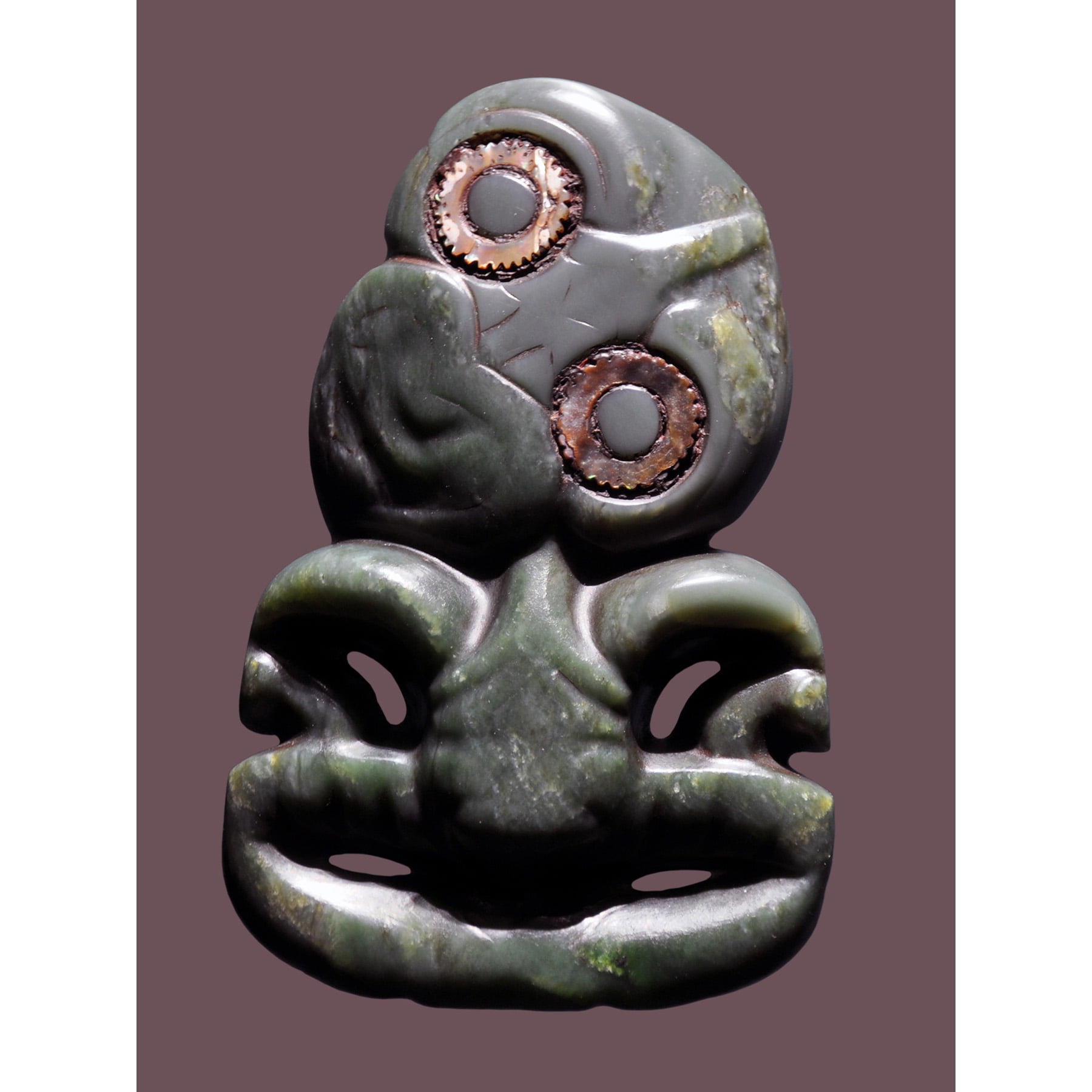 Maori Pendant Hei Tiki Shell Photo Extra Large XL Wall Art Poster Print ...
