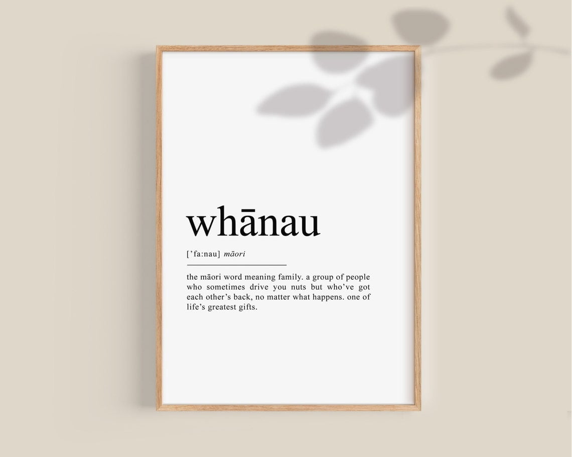 Maori Poster, Whanau Definition Poster, Whanau Poster, New Zealand ...