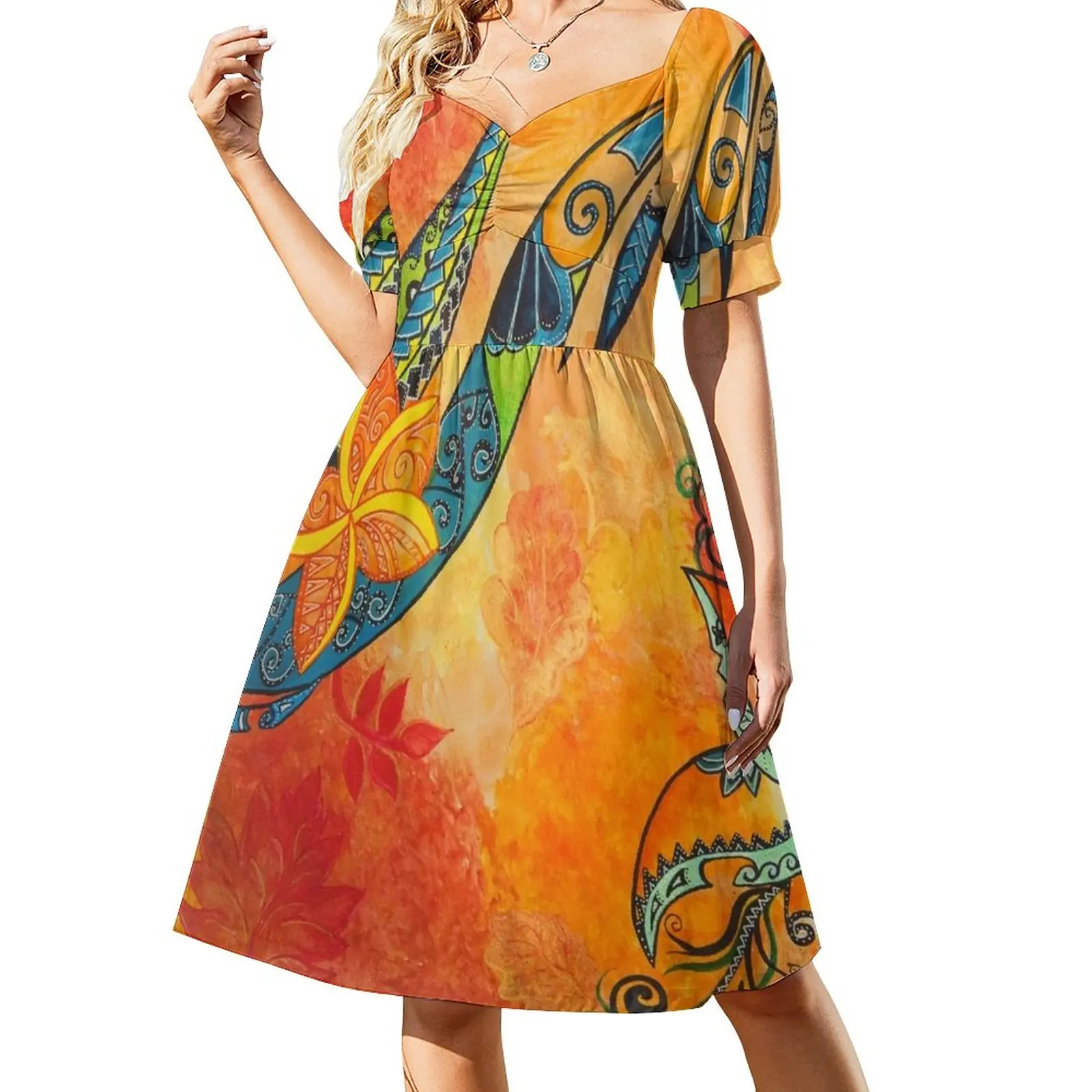 Maori autumn Sleeveless Dress elegant chic women dresses promotion ...