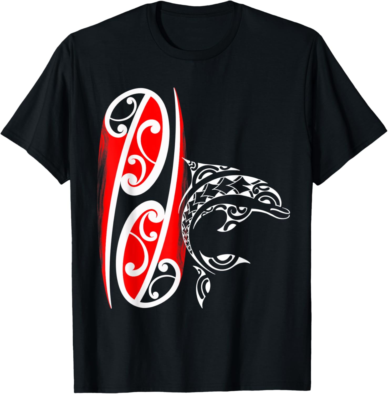 Maori dolphin T-Shirt - Walmart.com