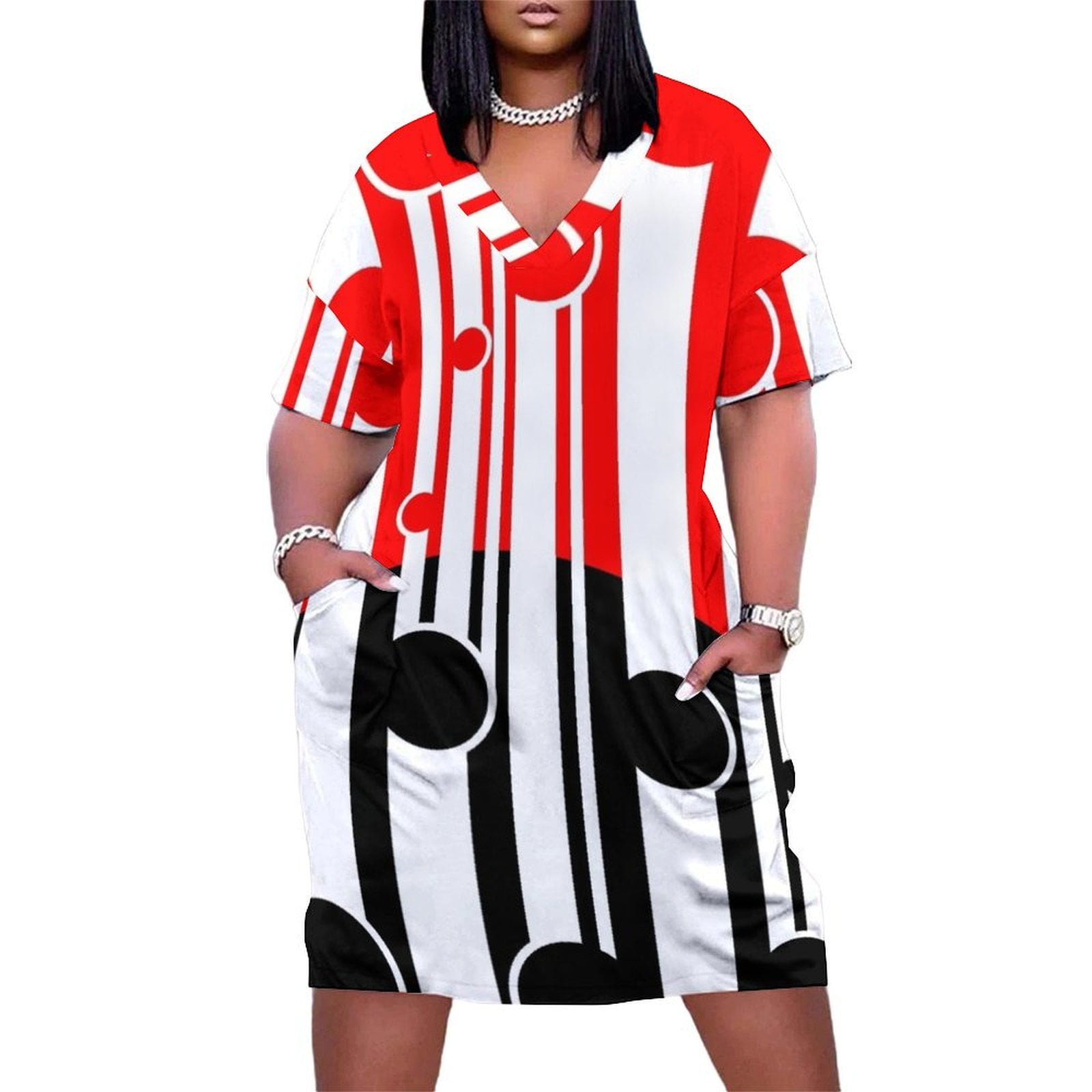 Maori kowhaiwhai pattern Loose Pocket Dress Long dresses birthday ...