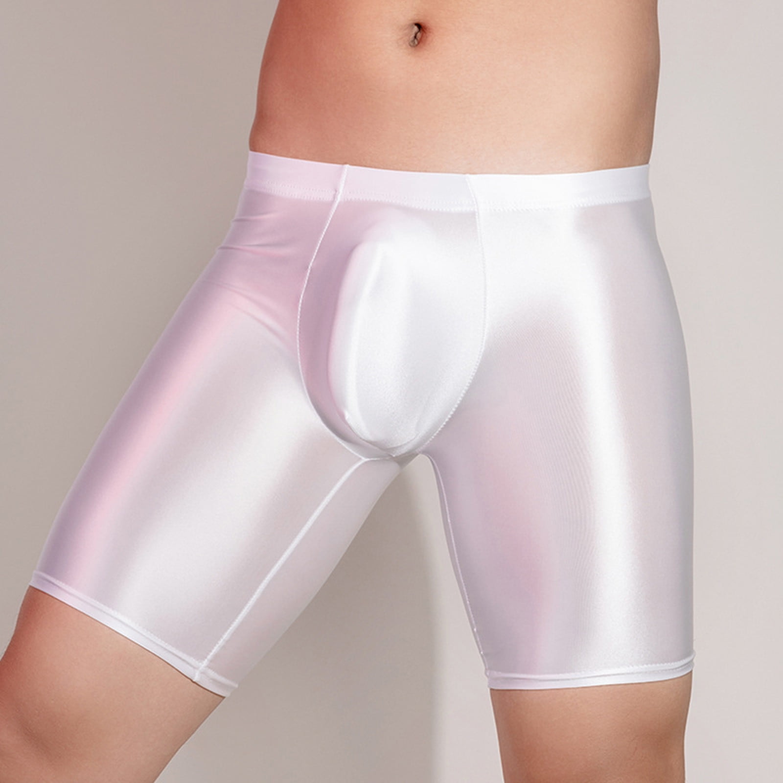 Maoxin Men'S Underwear Solid Color Oil Shiny Low Waist Sexy High Elasticity Sexy Underwear ...