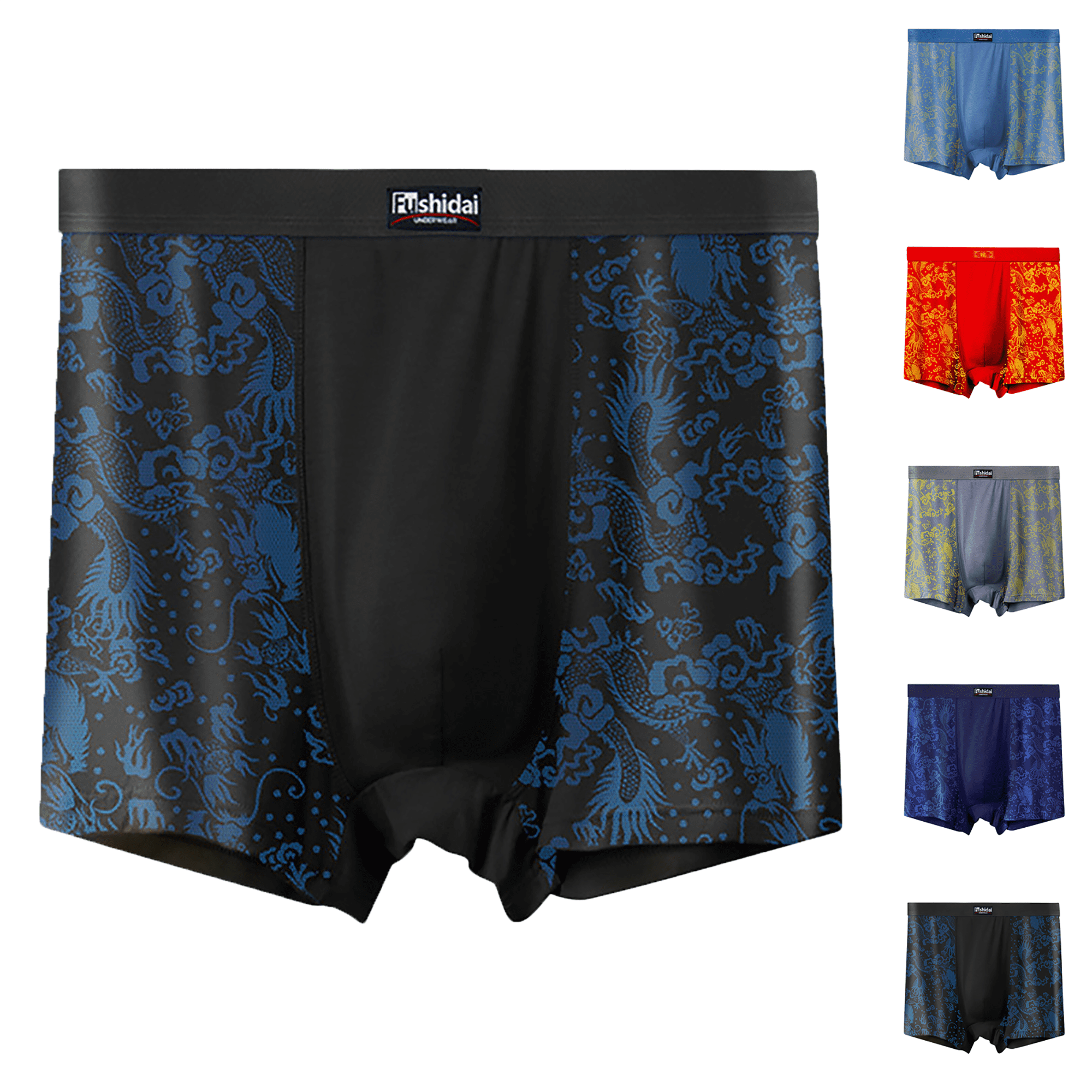 Maoxin Mens Underwear High Waisted Plus Size Flat Underwear Wide ...