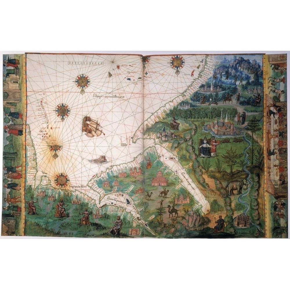 Map Africa Arabia India. Nmap Of North And East Africa Arabia And Part ...