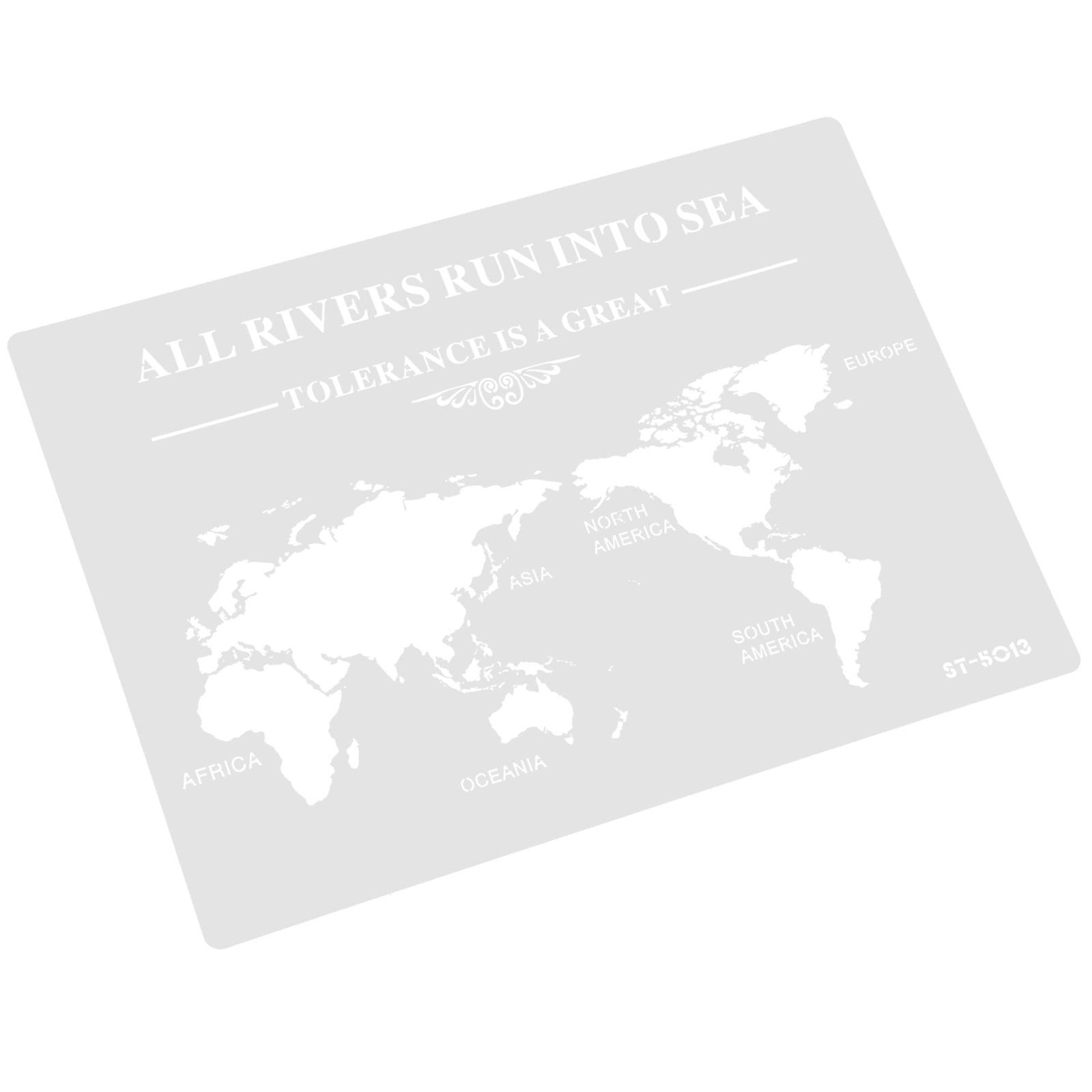 Map Baking Template Decor Template for Party Template Mould Cake ...