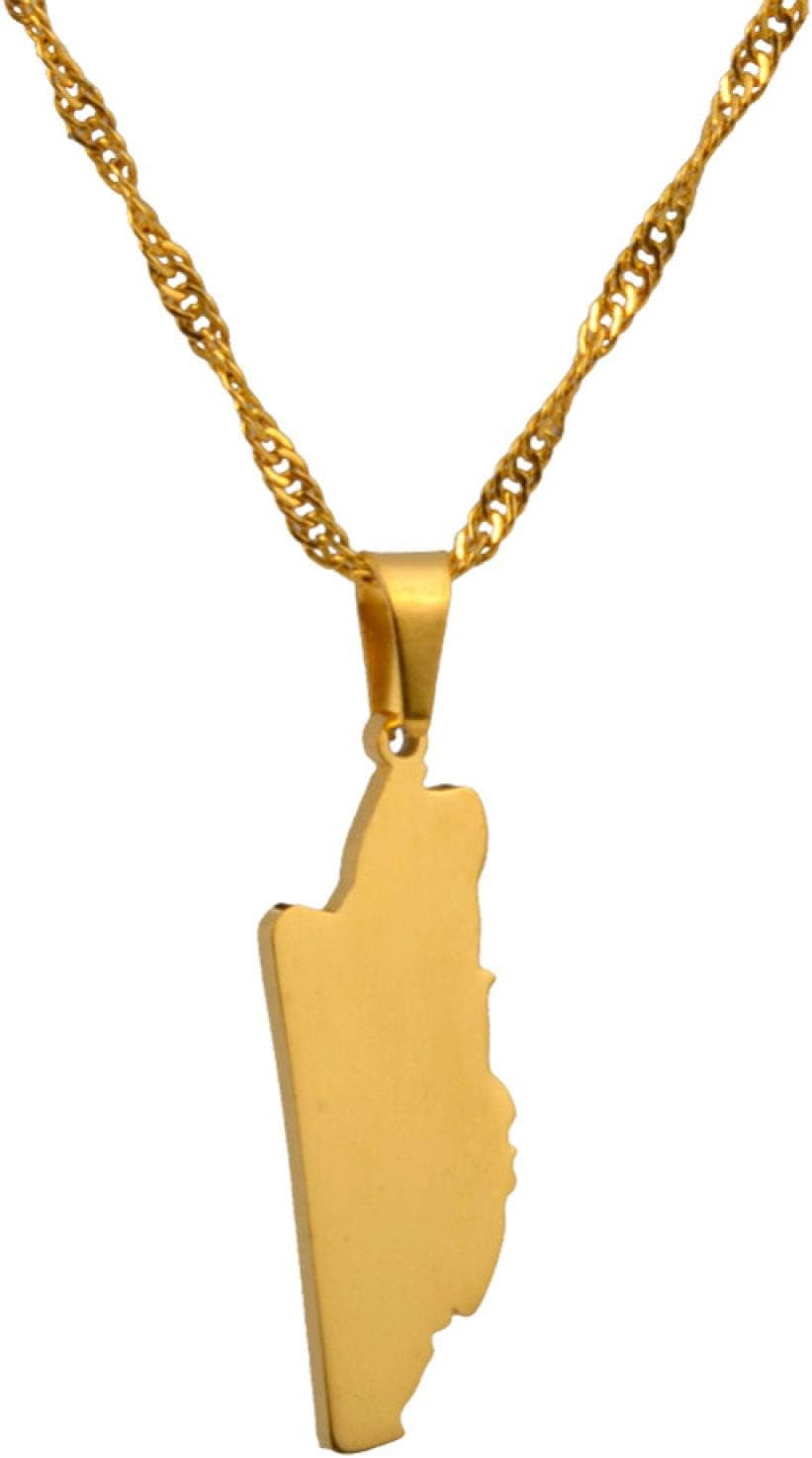 Map of Belize Pendant Necklaces - Charm Africa Ethnic Maps Flag Thin ...