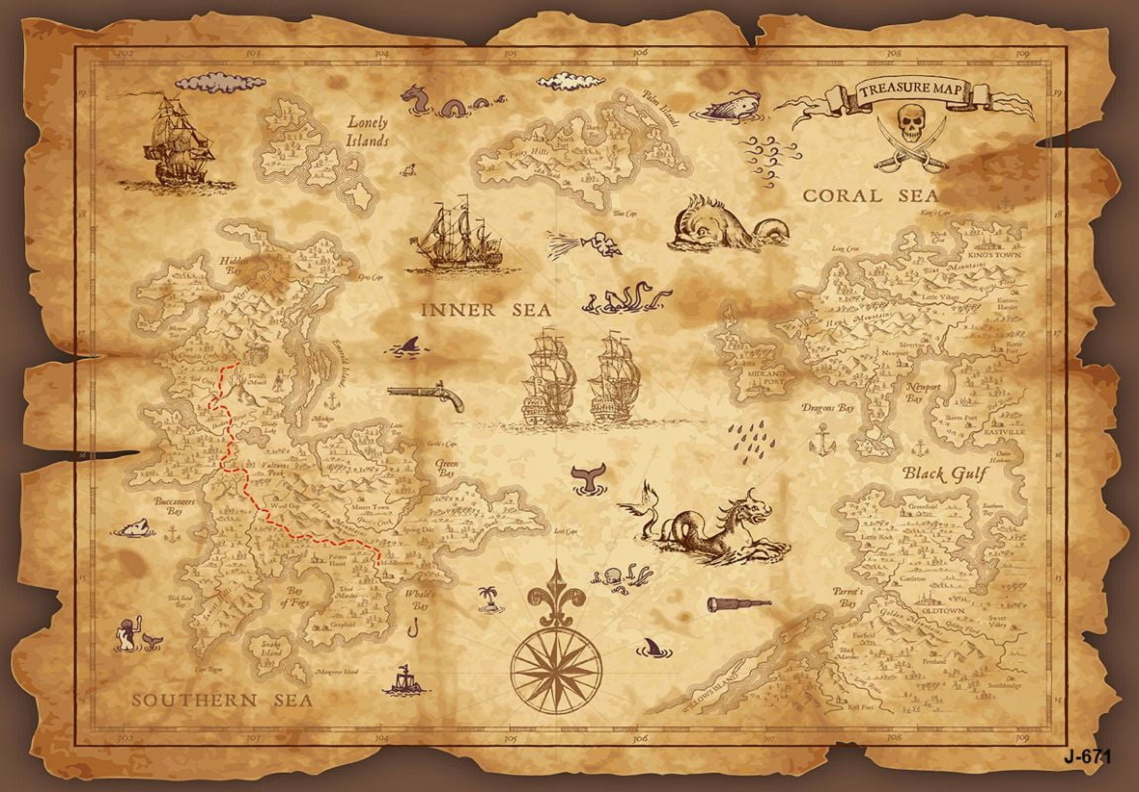 Map Custom Birthday Backdrop Travel Background Photography Backdrops ...