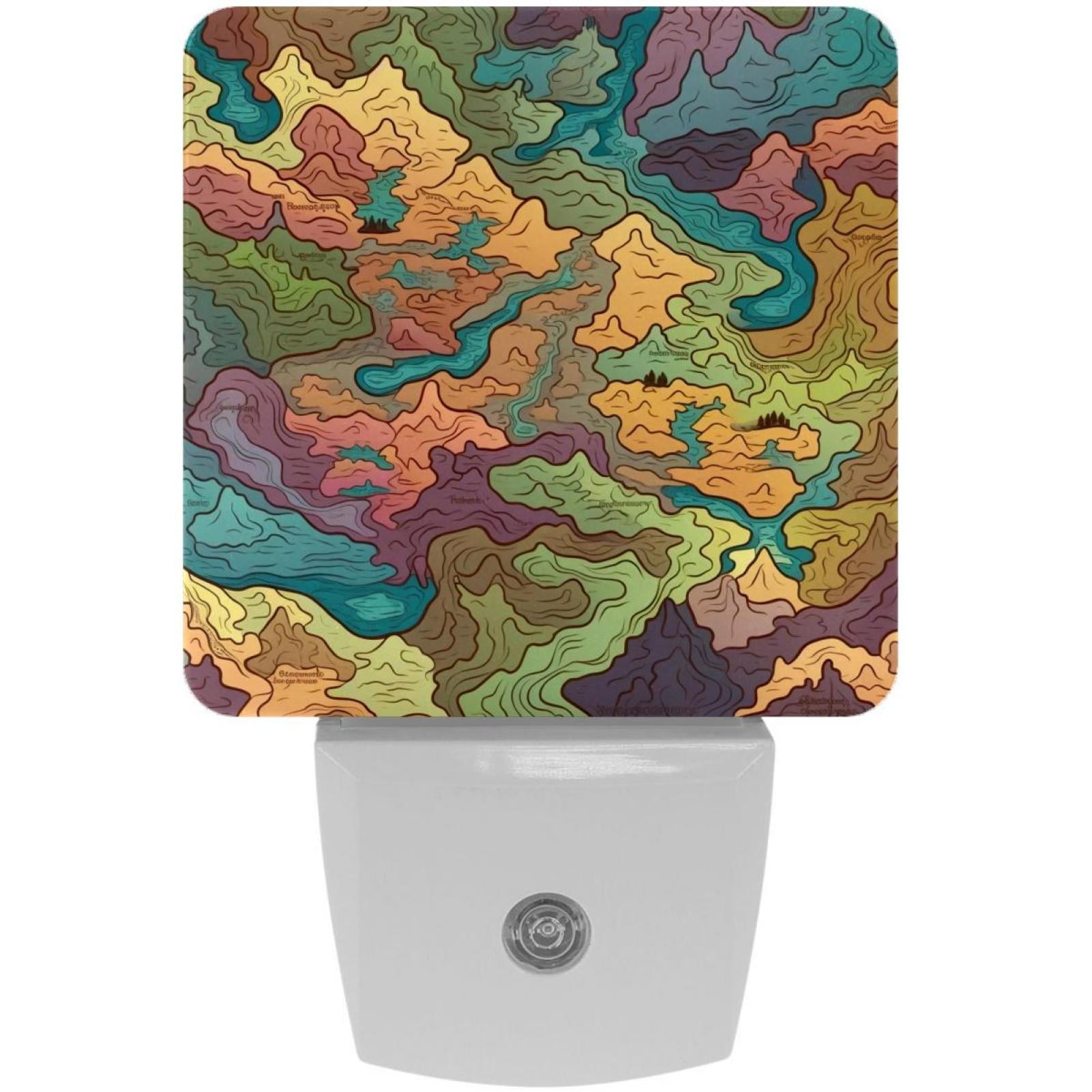Map LED Square Night Lights: Compact and Energy-Efficient Illumination ...