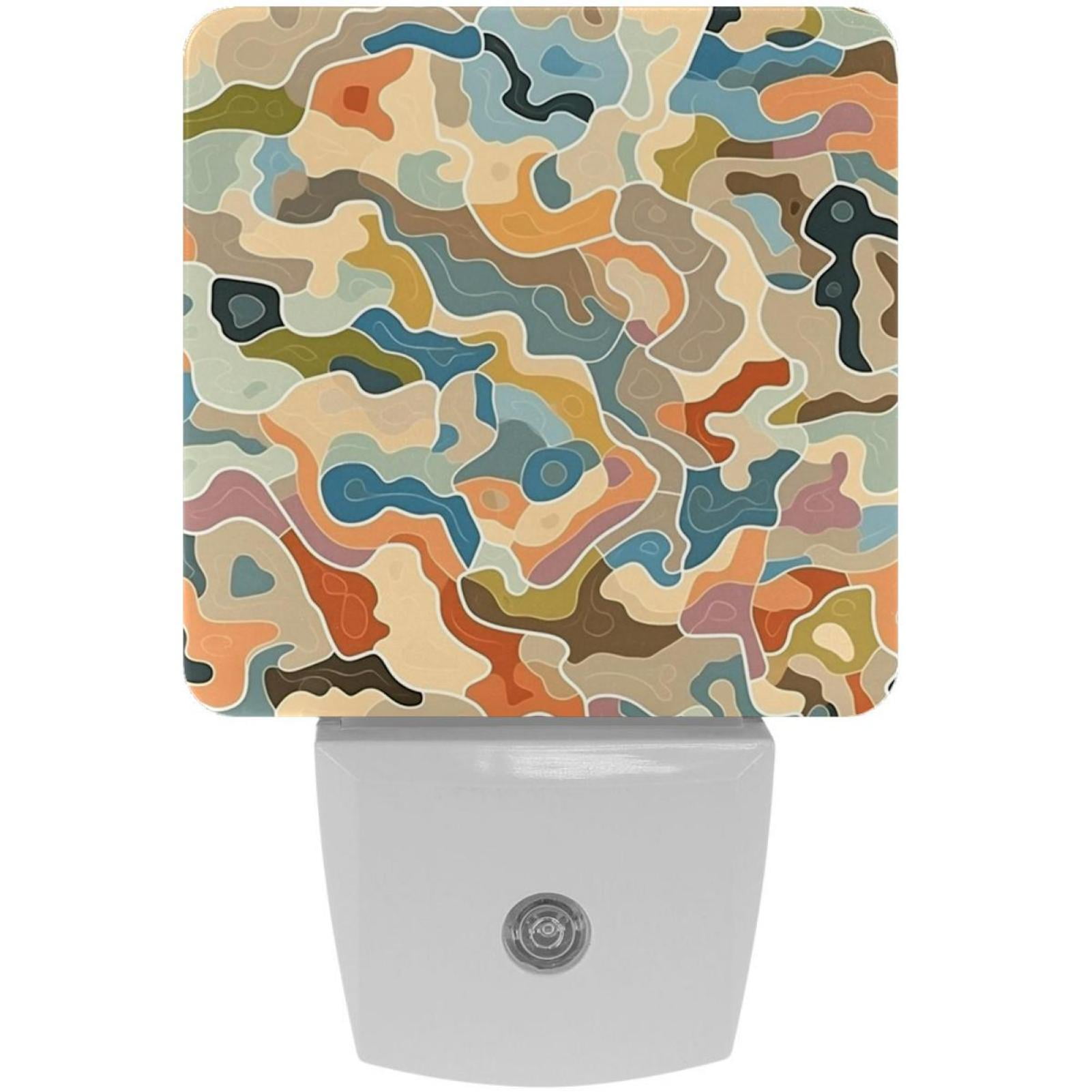 Map LED Square Night Lights - Energy Efficient & Elegant Decorative ...