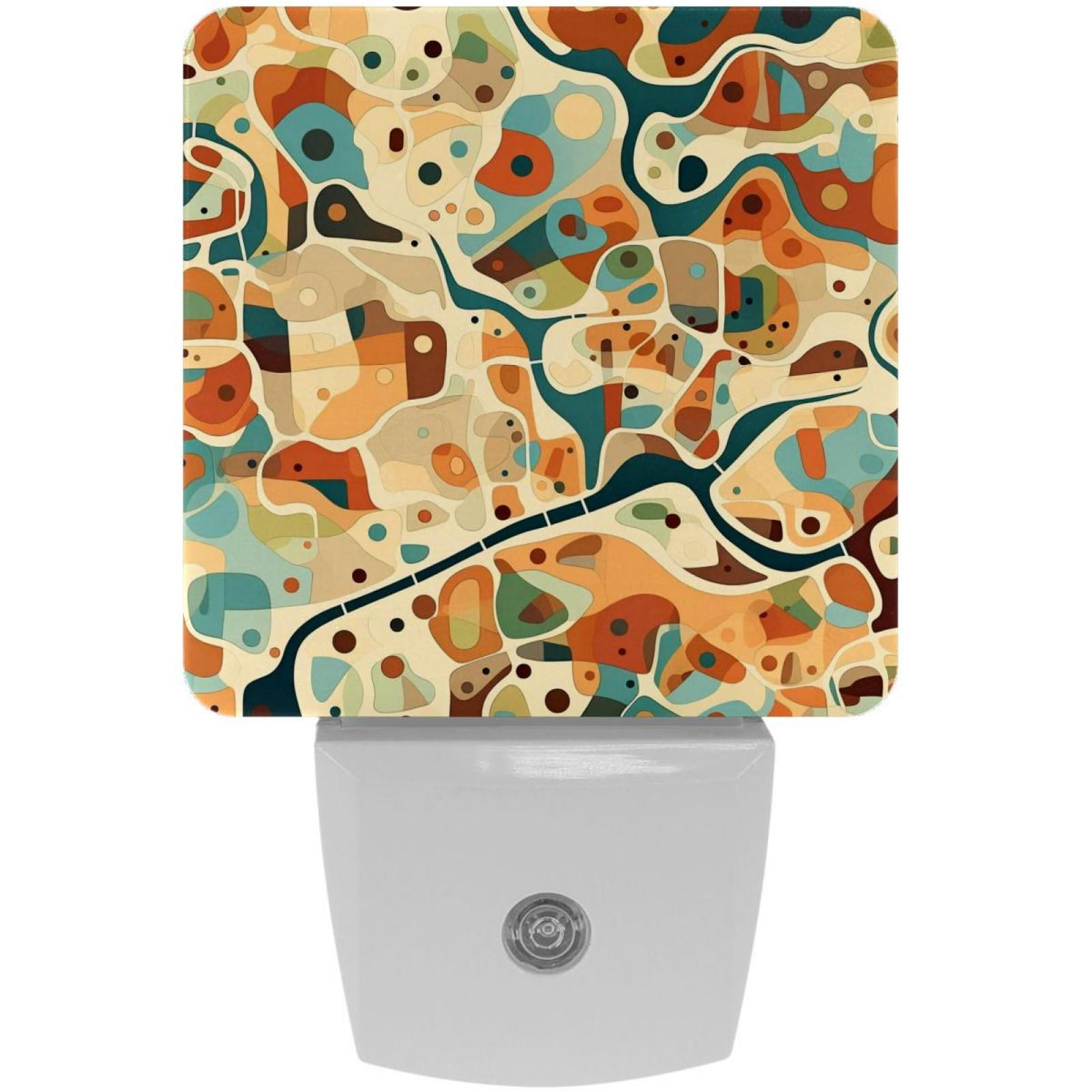 Map LED Square Night Lights - Energy Efficient and Stylish Decor for ...