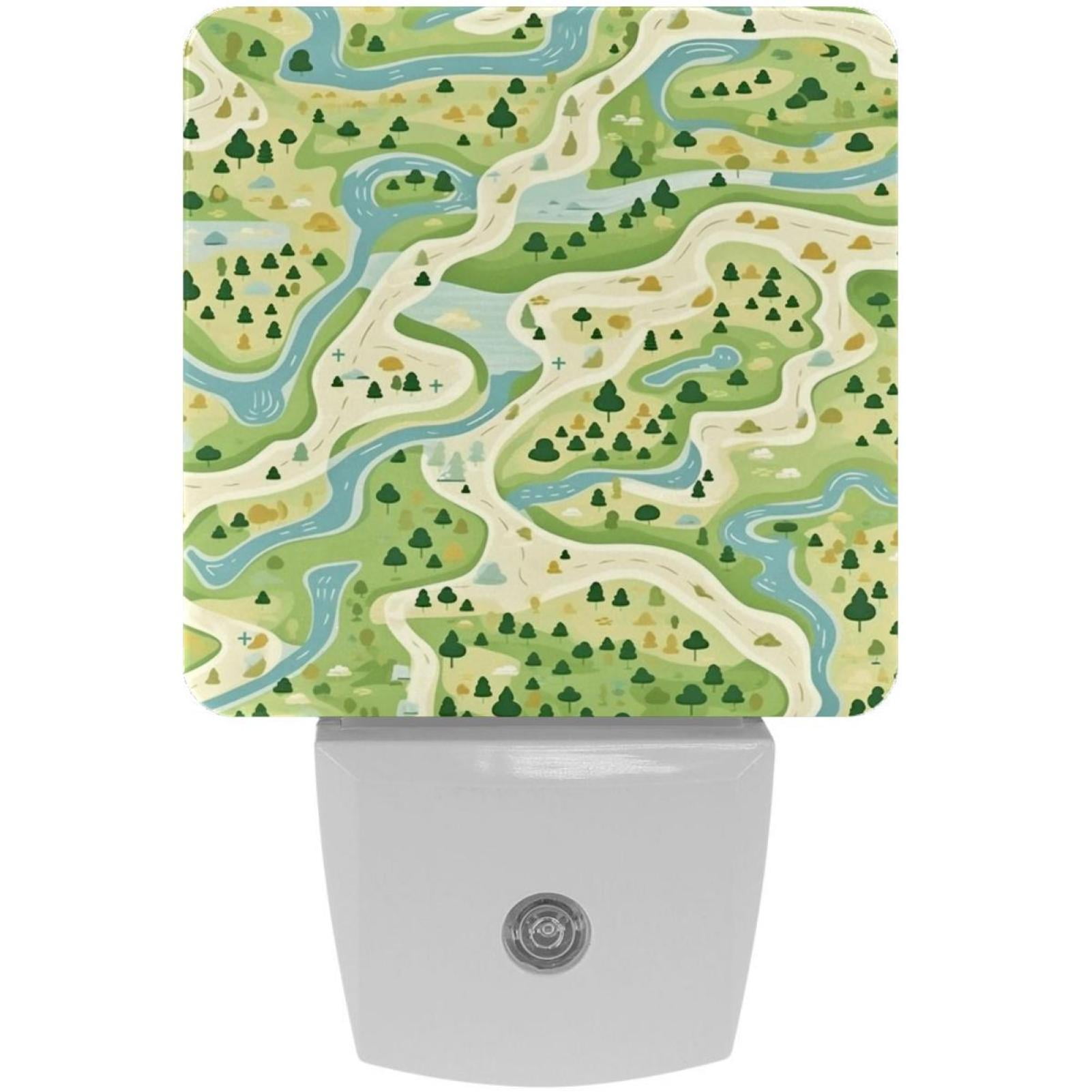 Map LED Square Night Lights- Energy Efficient and Stylish Illumination ...