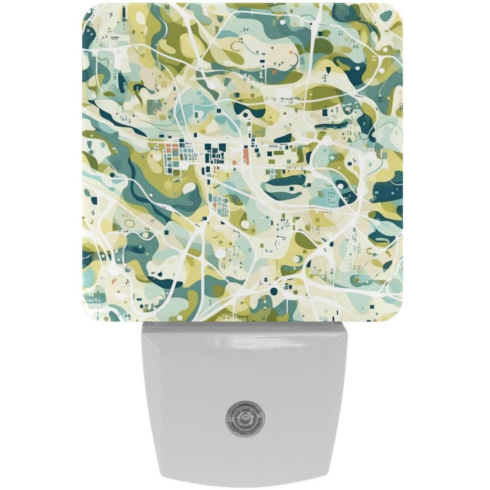 Map LED Square Night Lights - Stylish and Energy-Efficient Lighting ...