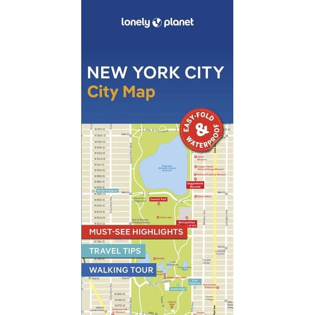 Map: Lonely Planet New York City Map (Edition 2) (Sheet map, folded ...