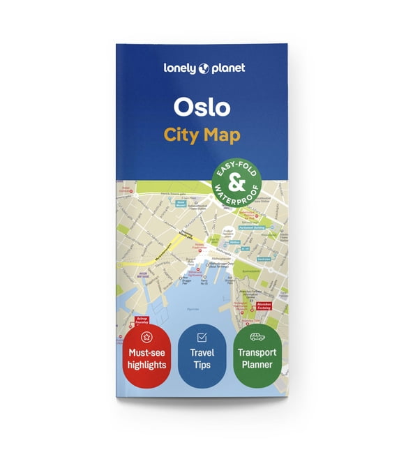 Map Lonely Planet Oslo City Map: Durable, Waterproof, Easy-Fold ...