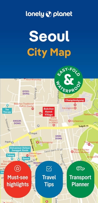 Map Lonely Planet Seoul City Map, (Paperback) - Walmart.com