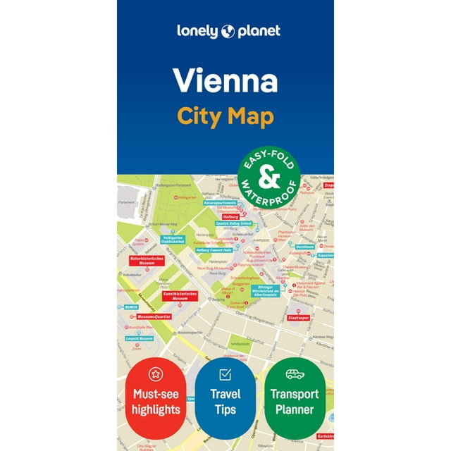 Map: Lonely Planet Vienna City Map (Edition 2) (Sheet map, folded) - Walmart.com