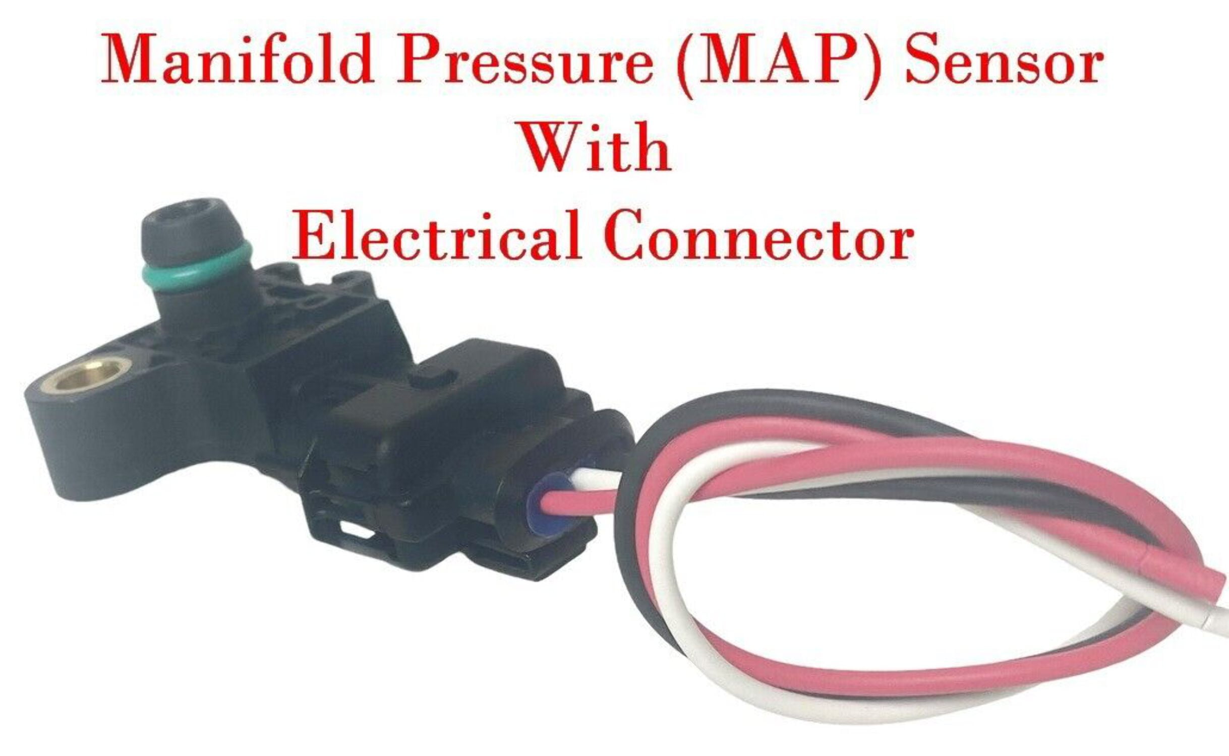Map Manifold Pressure Sensor W/Connector Fits Ford Lincoln 2012-2019 ...