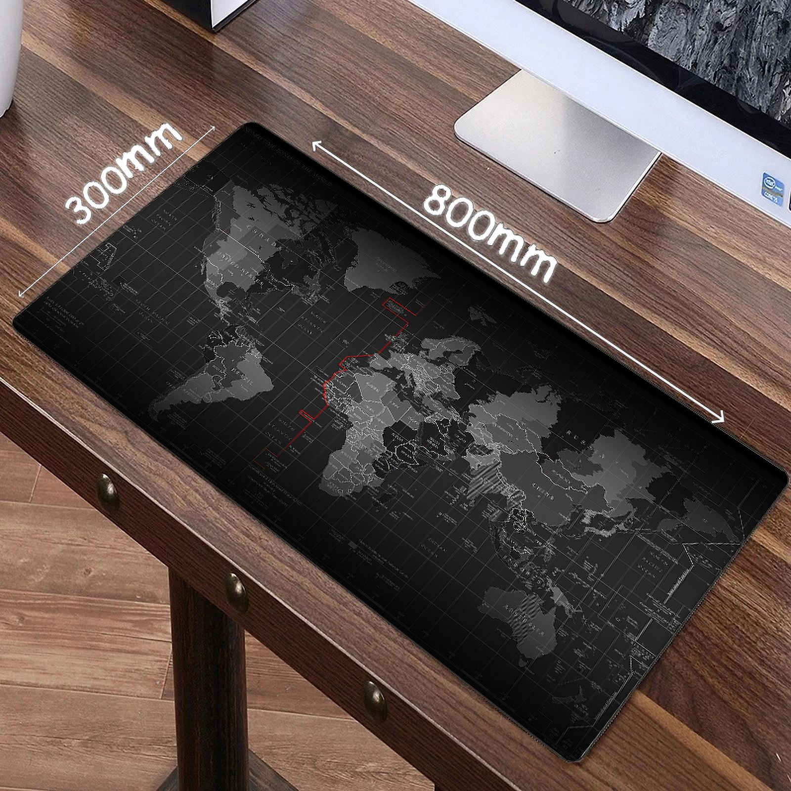 Map Mouse Pad Large Map Desk Mat Protector Gaming Mousepads Office ...