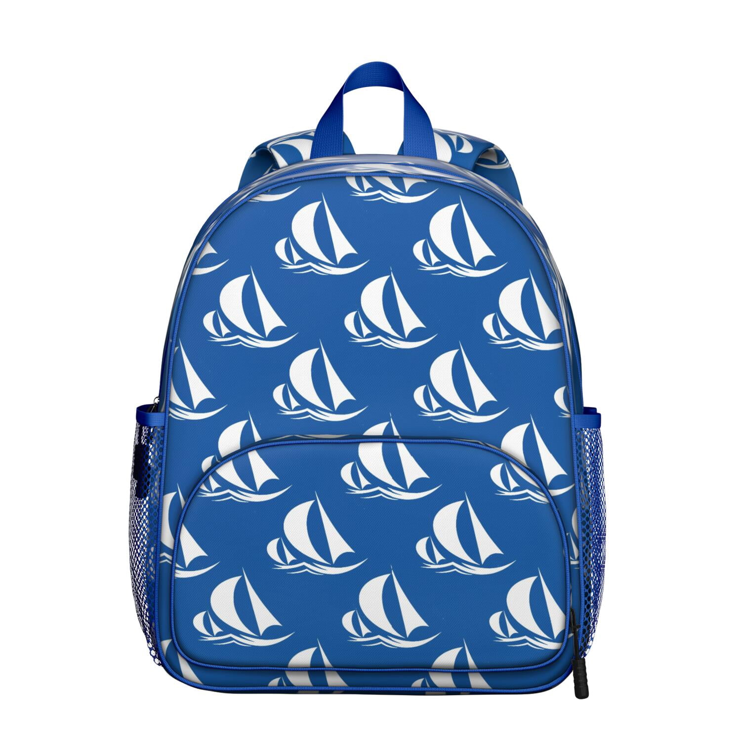 Map Nautical Student Backpack – Anchor Boat Sea Seaside Coastal Marine ...