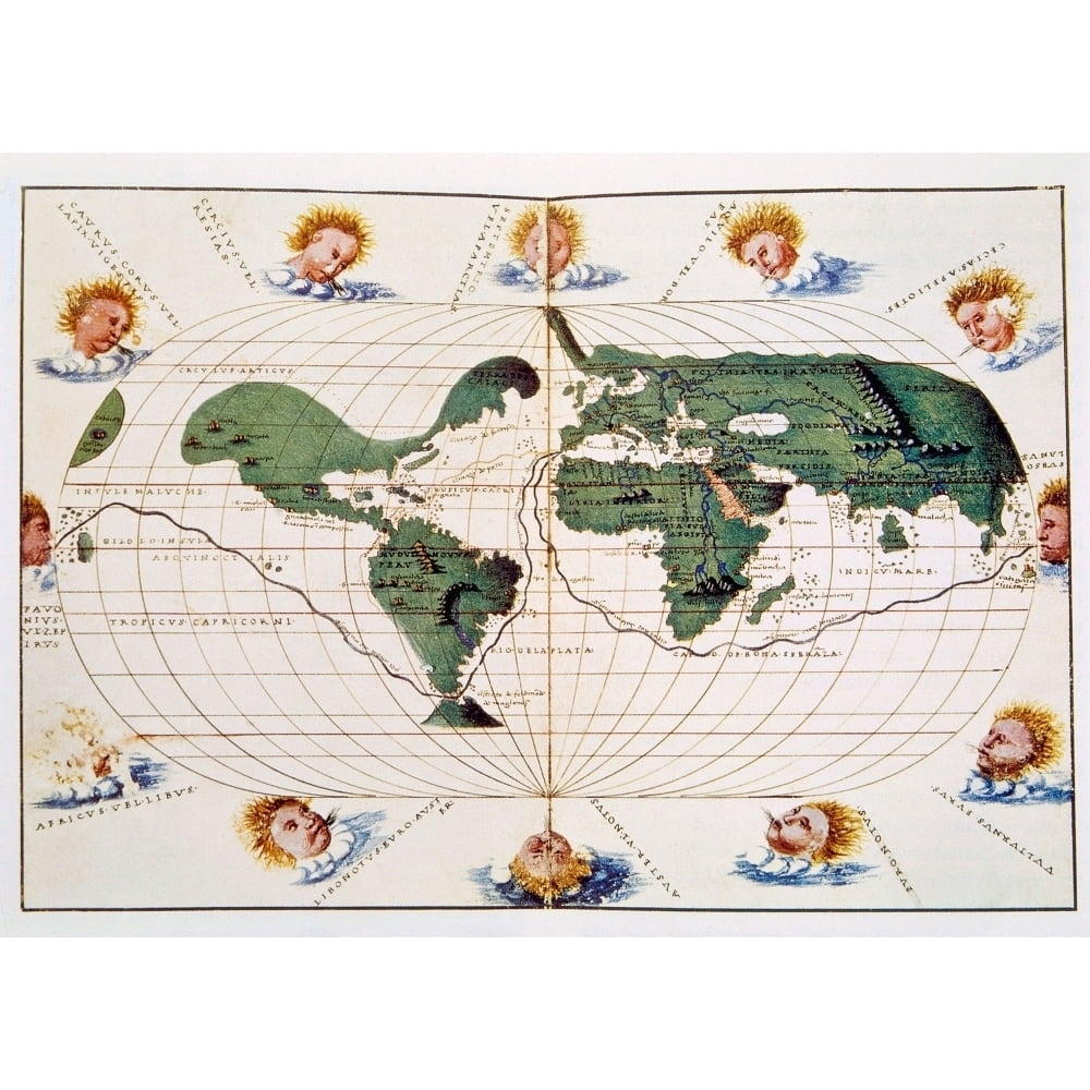 Map Of Ferdinand Magellan'S 1519-1521 Voyage History (36 x 24 ...