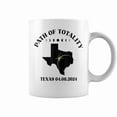 Map Of Texas Path Of Totality 04082024 Total Solar Eclipse Coffee Mugs ...