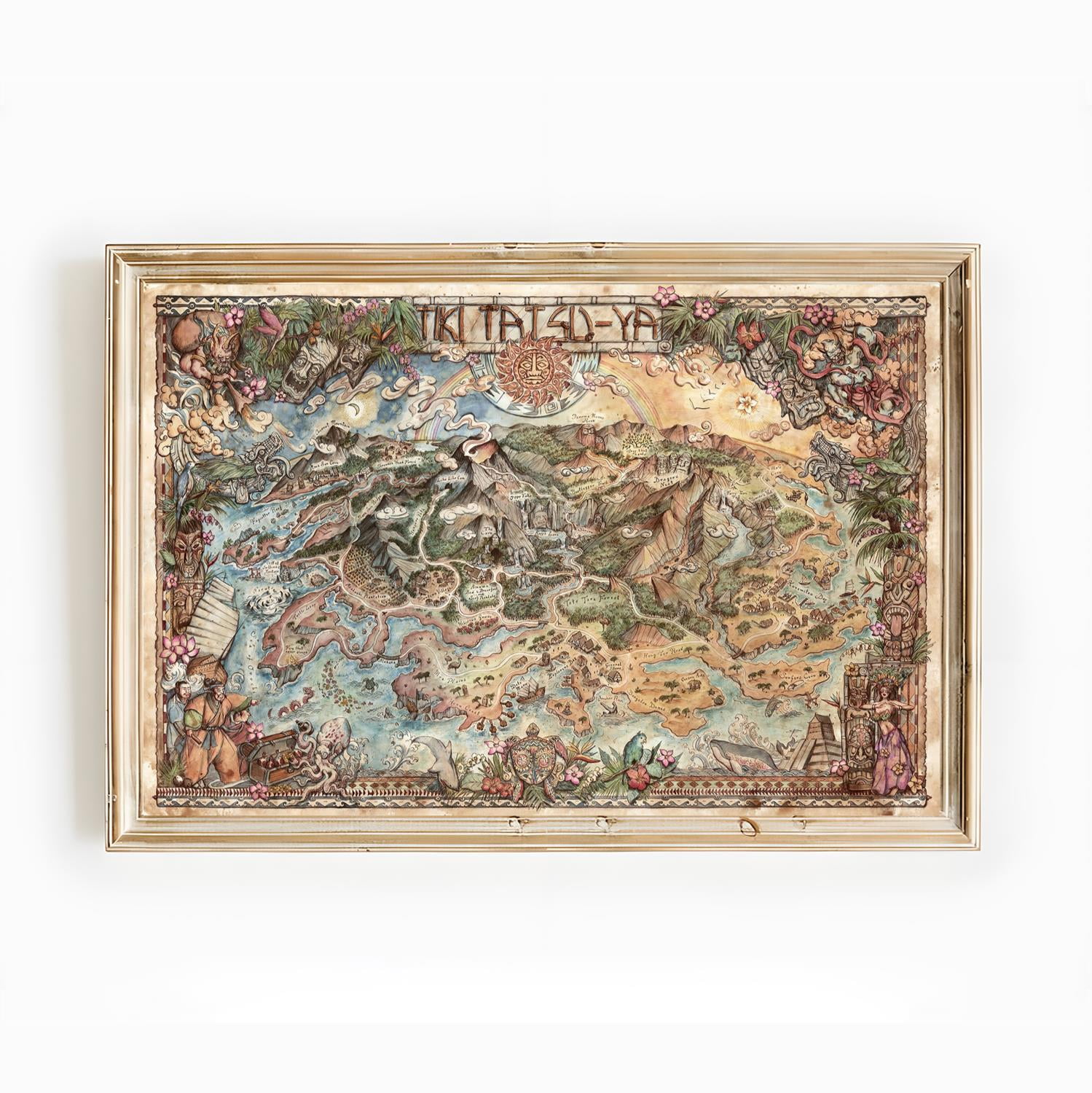 Map Of Warhammer Sol System Wall Art, Old Maps Wall Art, Decorative ...