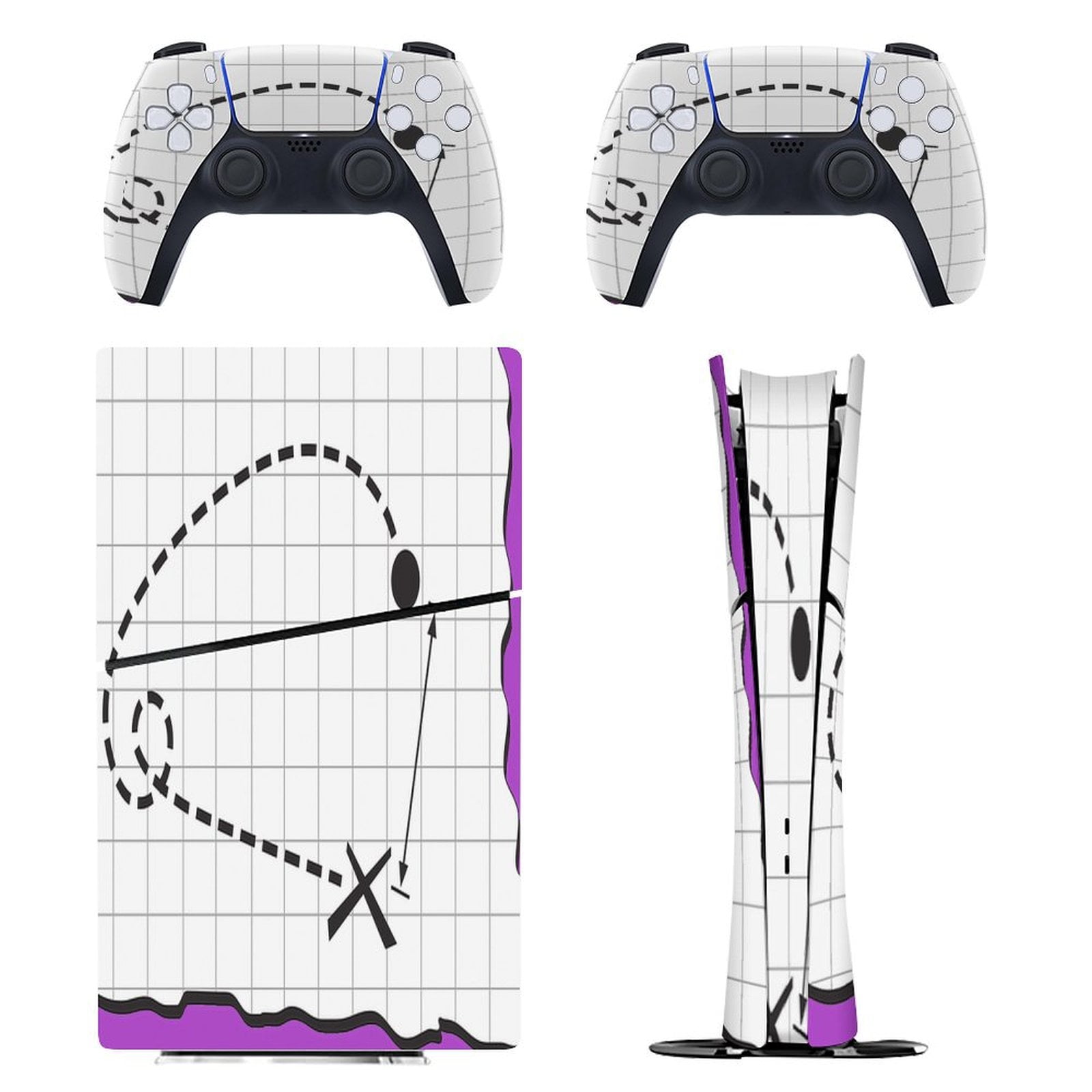 Map PS5/PS5 Slim Digital Disc Skin Sticker For Console And Controller ...