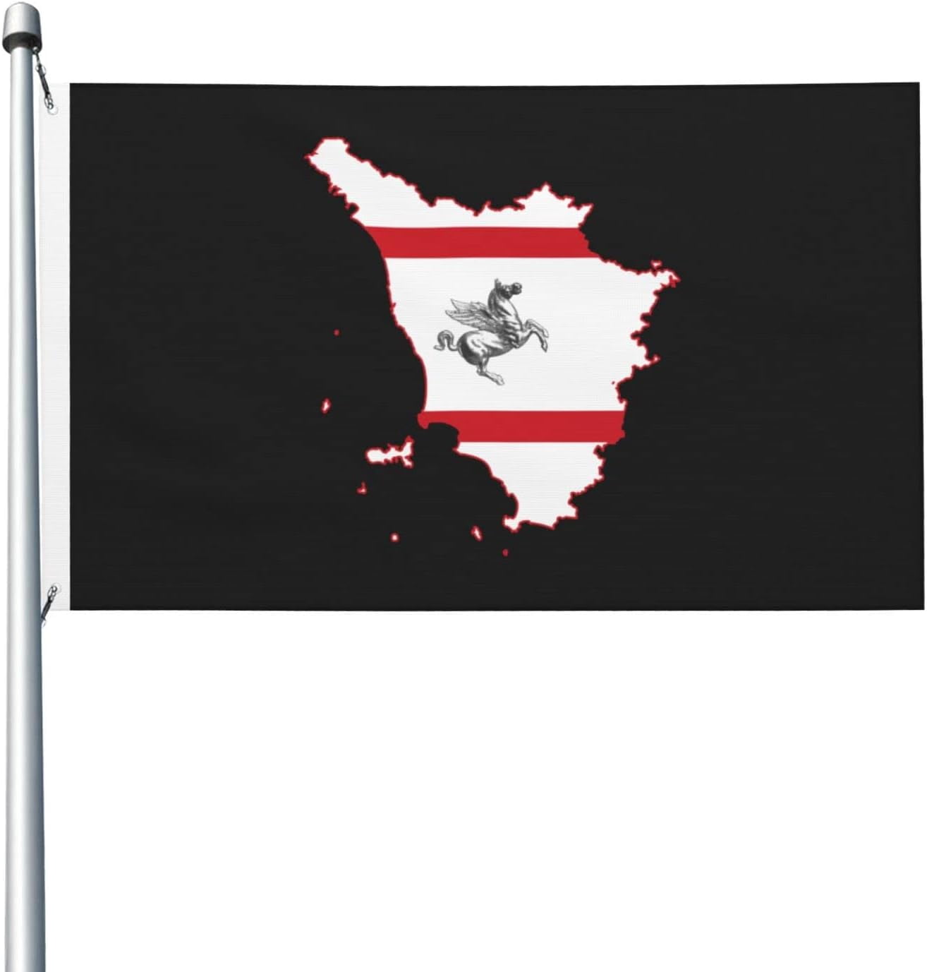 Map Profile of Tuscany Flag Double Sided Outdoor Flag Durable Patio ...