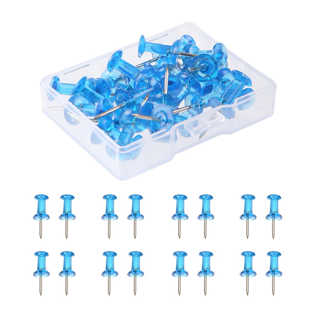 Map Push Pins Colored Push Pins Map Tacks Map Marking Pins Round Head ...