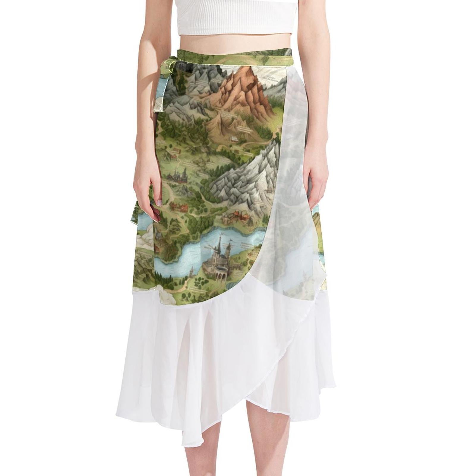 Map Section Stylish Chiffon Beach Dresses - Summer Dress for a Day at ...