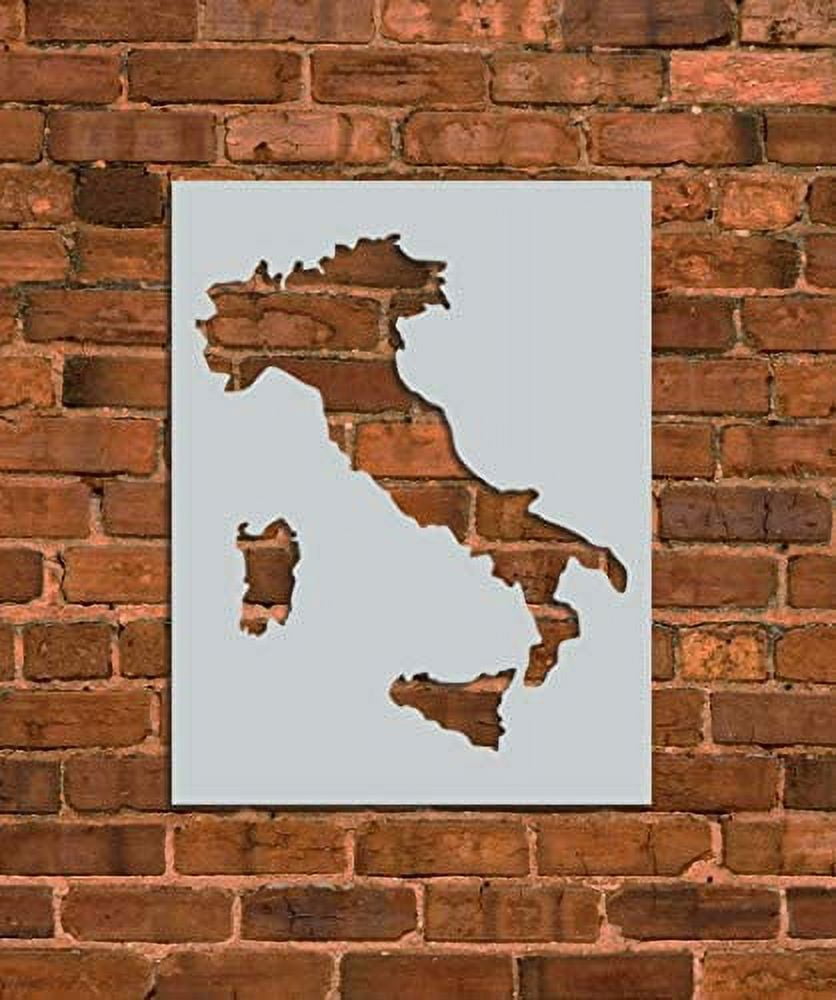 Map Stencil Template - Reusable Stencil - - Walmart.com