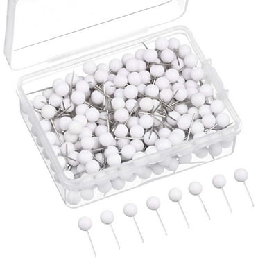 Ook 122674 White Thumb Tacks - Walmart.com
