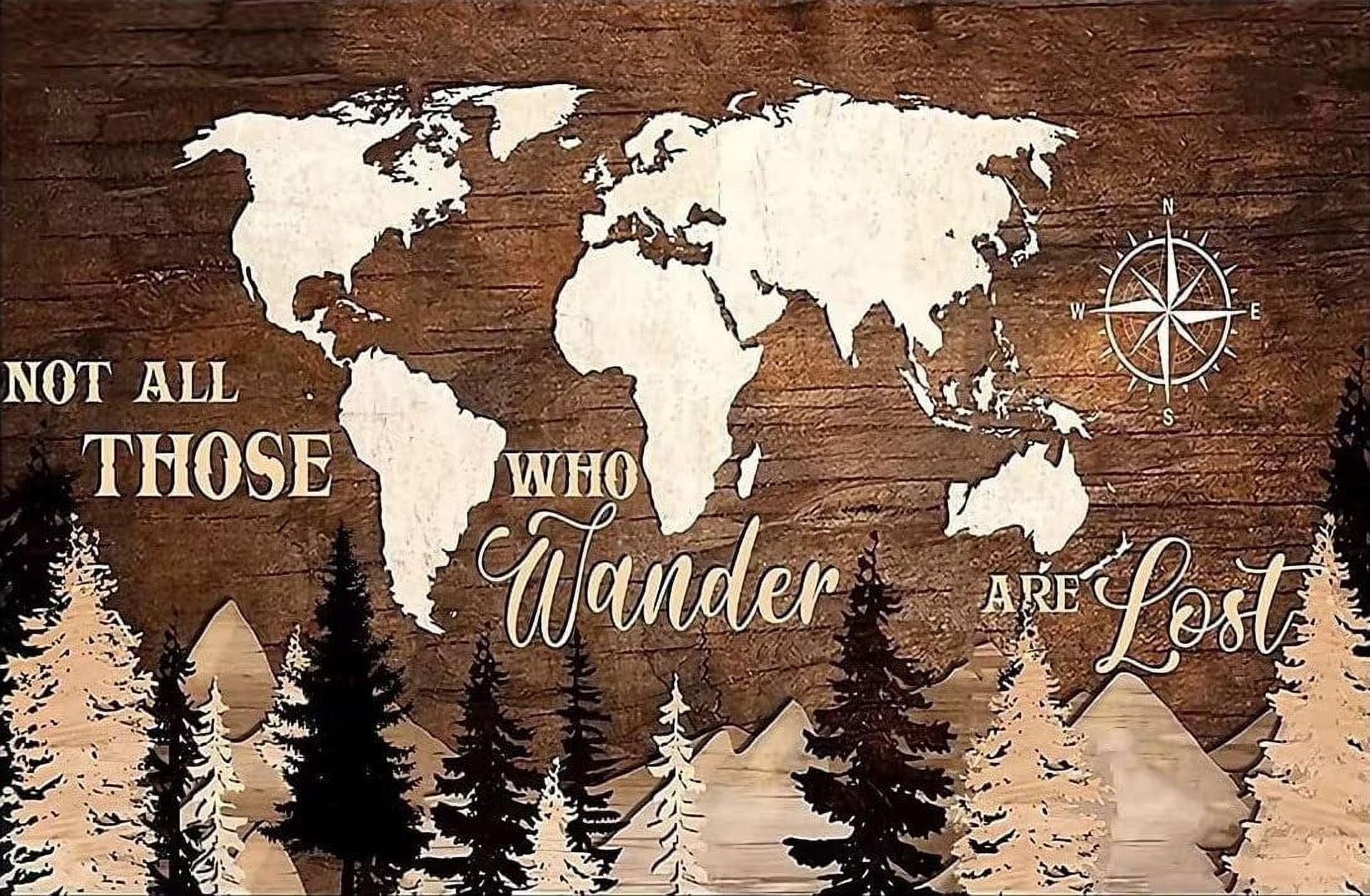 Map Woods 35 Piece Wooden Jigsaw Puzzles For Adults Family Elderly Not ...