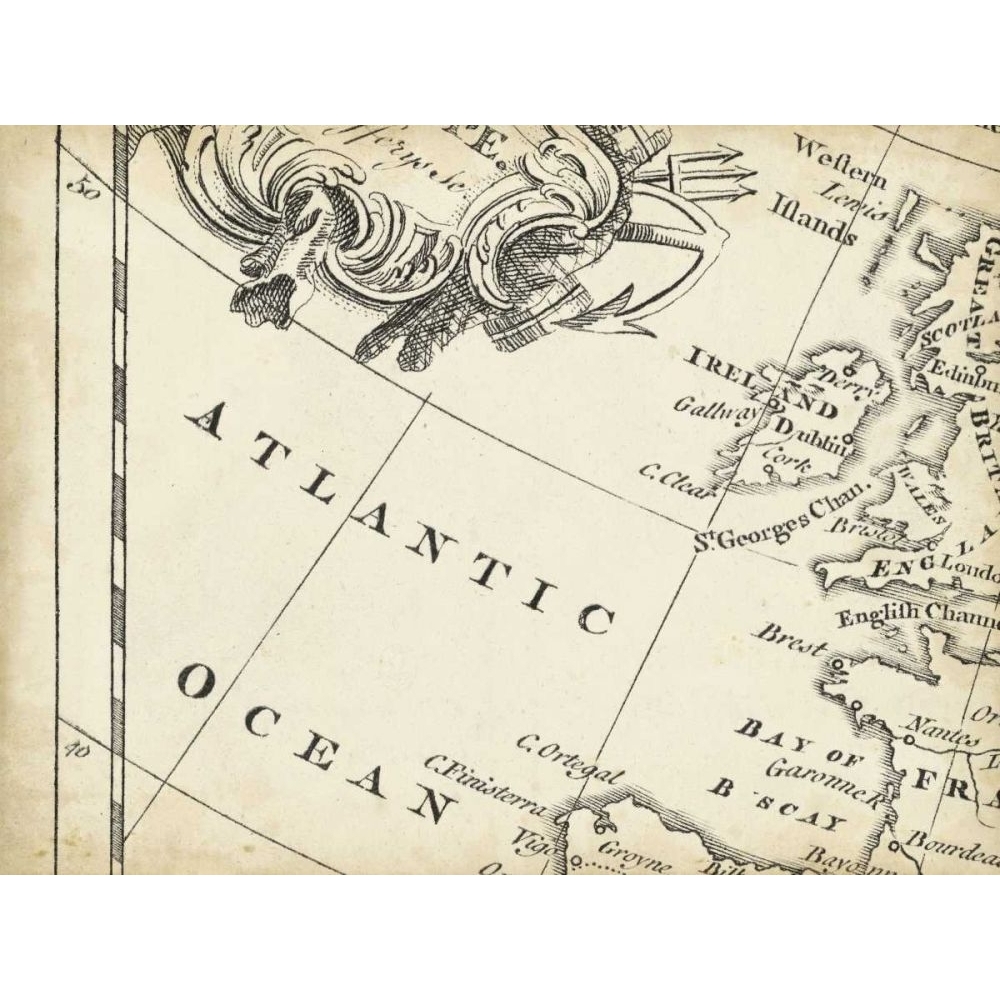 Map of Europe Grid IV Poster Print - T. Jeffreys - Walmart.com