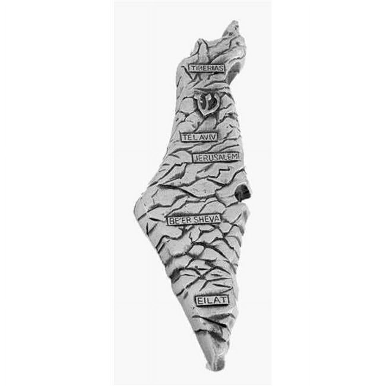 Map of Israel Key Chain - Pewter - Walmart.com