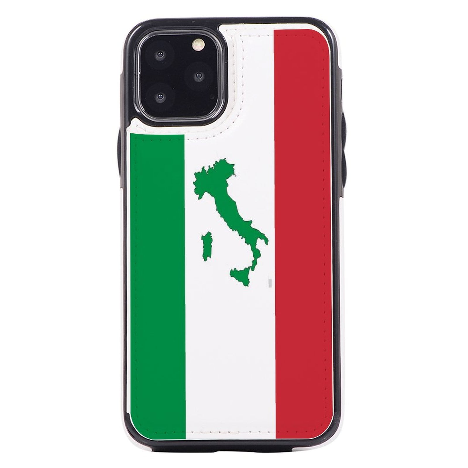 Map of Italy - Italian Flag Leather Wallet Case for iPhone 16 15 14 13 12 11 Pro Max Wallet Case ...