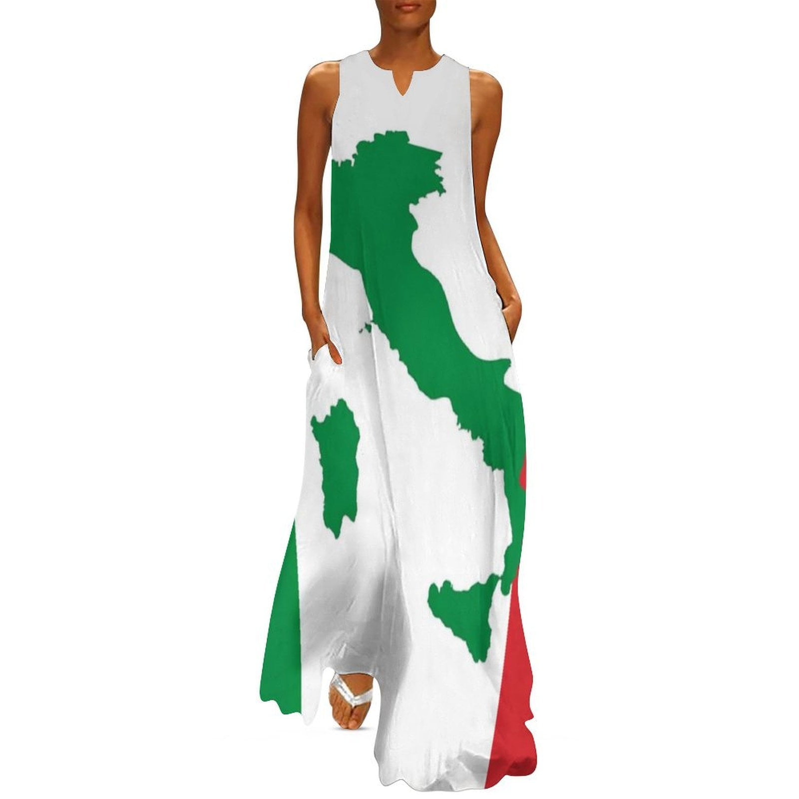 Map of Italy-Italian Flag Long Dress luxury evening dresses women ...