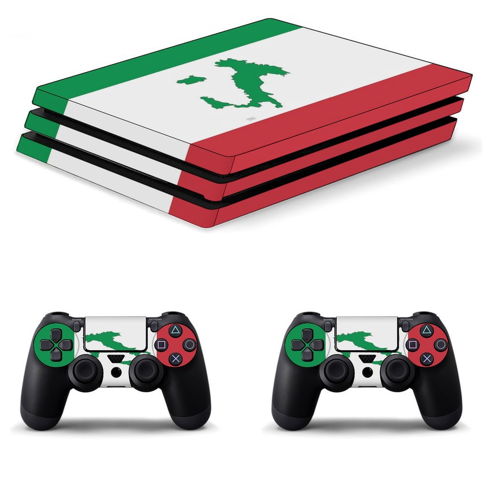 Map of Italy - Italian Flag PS4/PS4 Pro/PS4 Slim Skin Sticker For ...