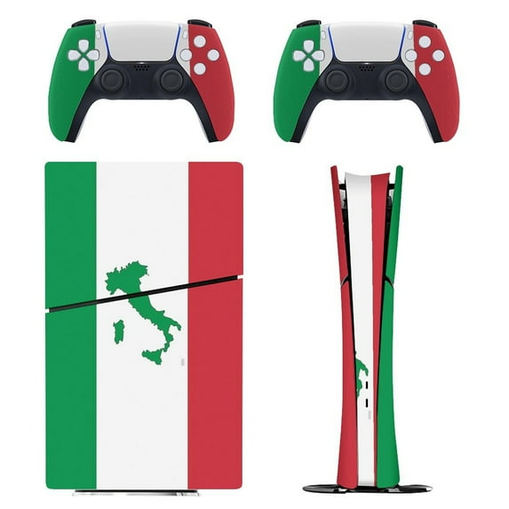 Map of Italy - Italian Flag PS5/PS5 Pro/PS5 Slim Digital Disc Skin ...