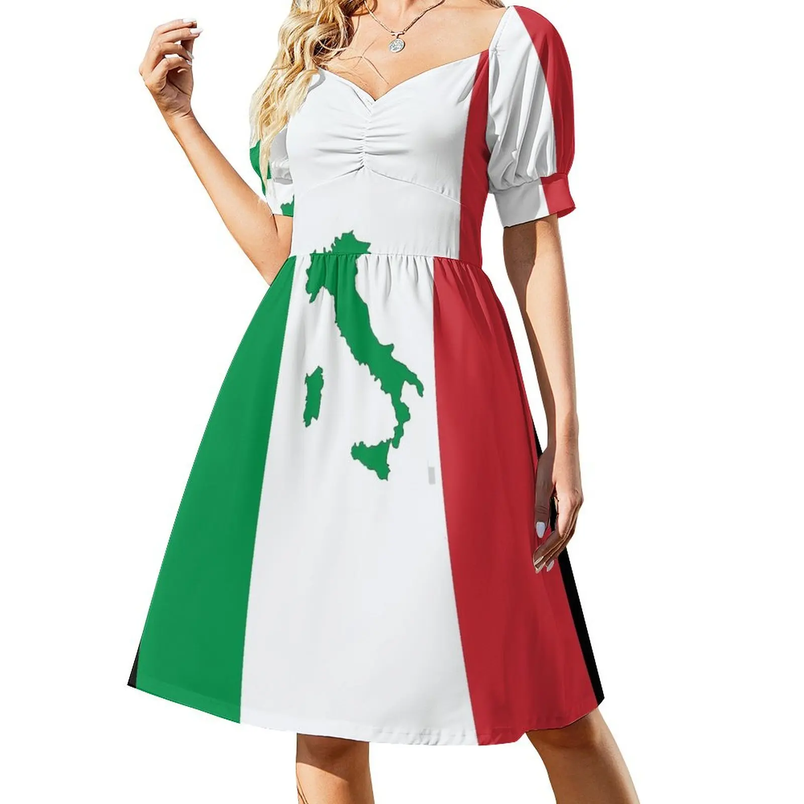 Map of Italy - Italian Flag Sleeveless Dress Clothing summer clothes ...
