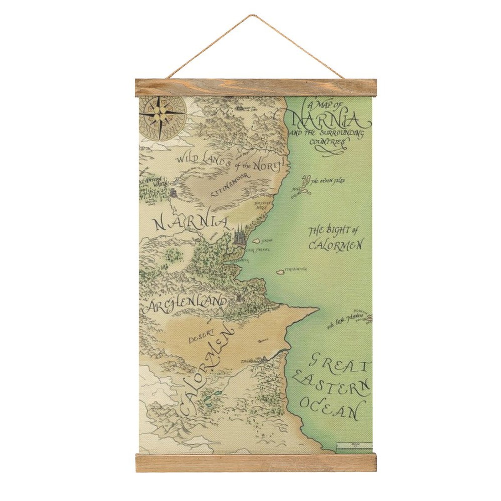 Map of Narnia Artworks Canvas Poster Artworks Canvas Poster Art Gifts ...