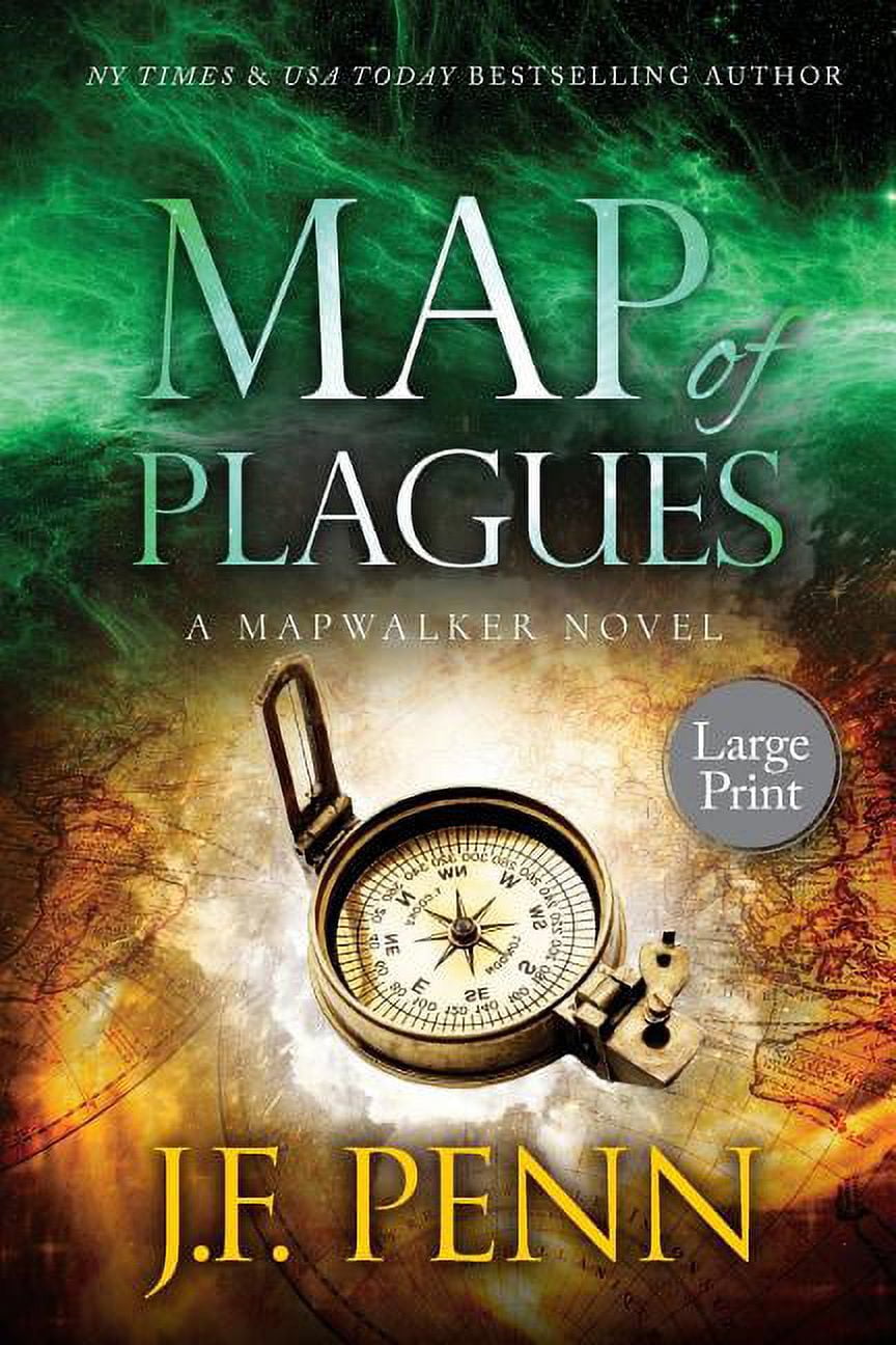 Map of Plagues: Large Print Edition: A Mapwalker Novel - Walmart.com