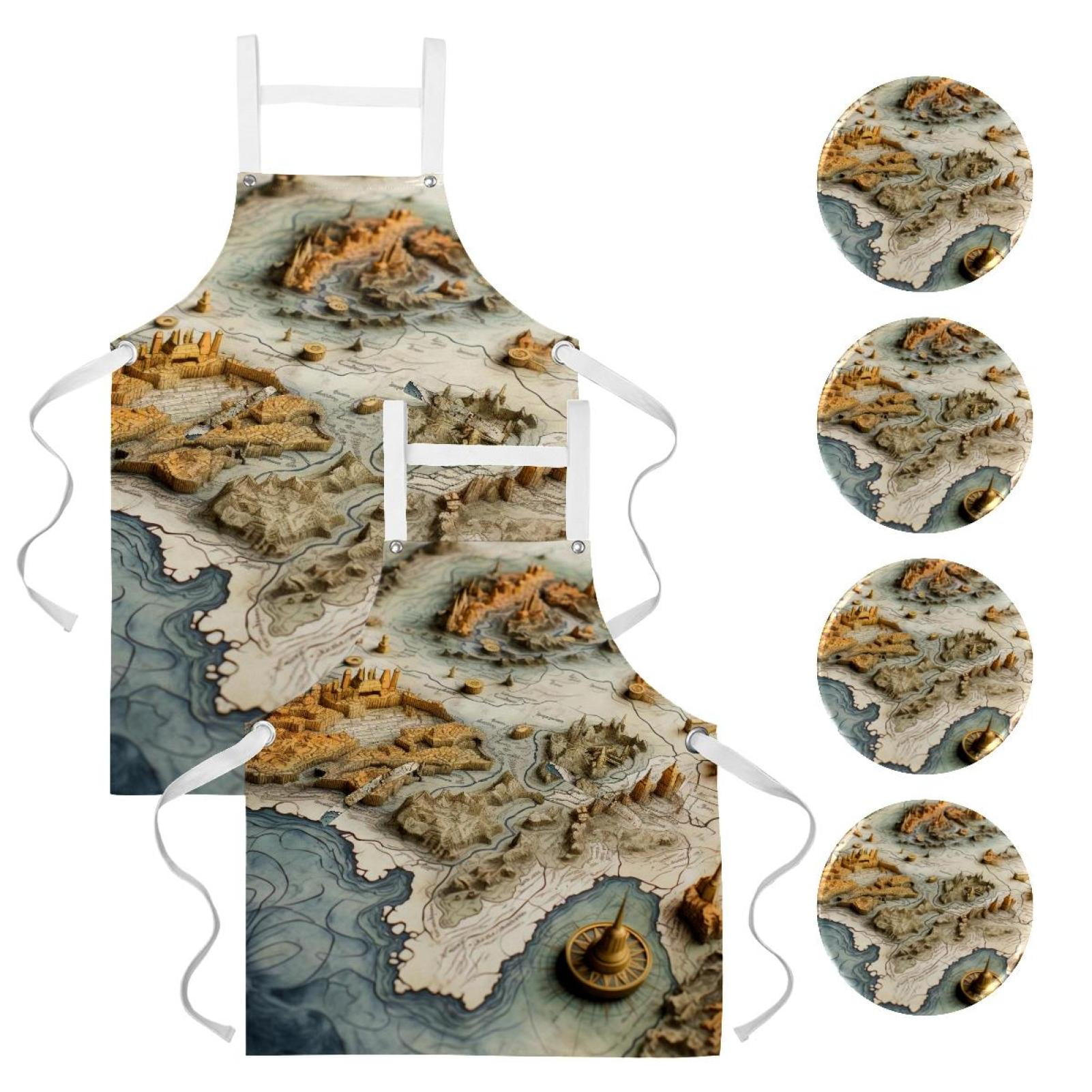 Map section 2 Pack Waterproof Circle Pins with Pockets and Badge Pin ...