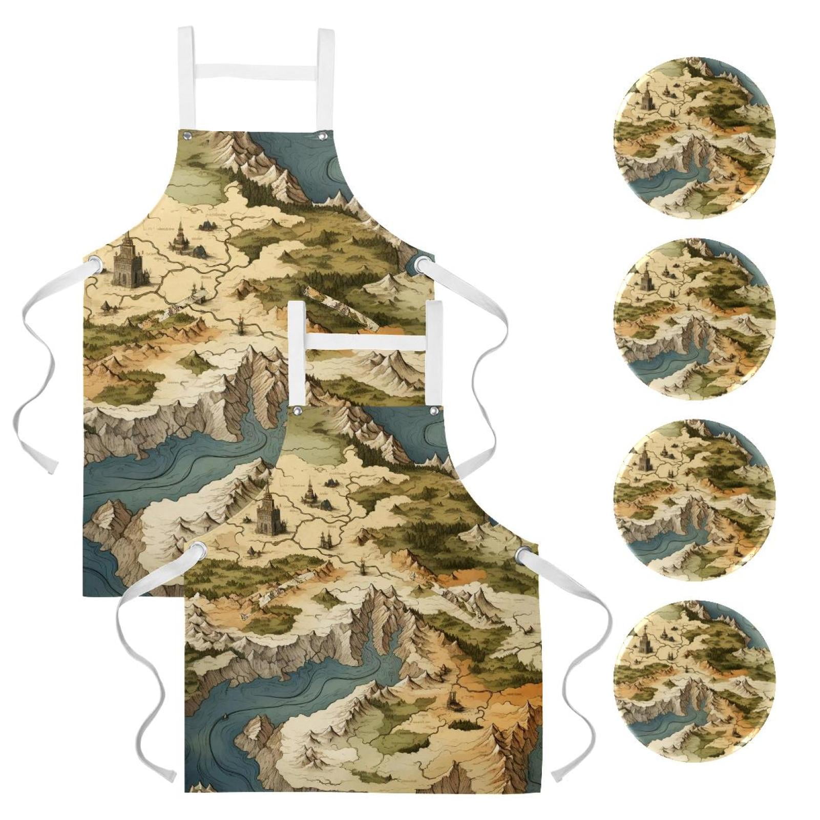 Map section Button Art 2 Pack with Waterproof Pockets and Badge Sets ...
