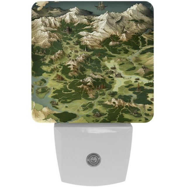 Map section LED Square Night Lights- Modern and Energy Efficient ...