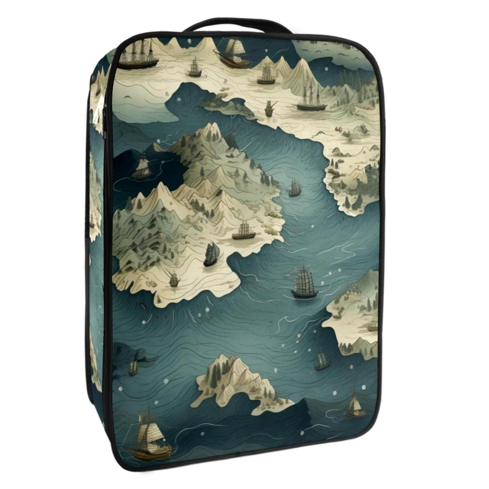 Map section Polyester Shoe Box Organizer Rack for 9x12in Shoe Storage ...