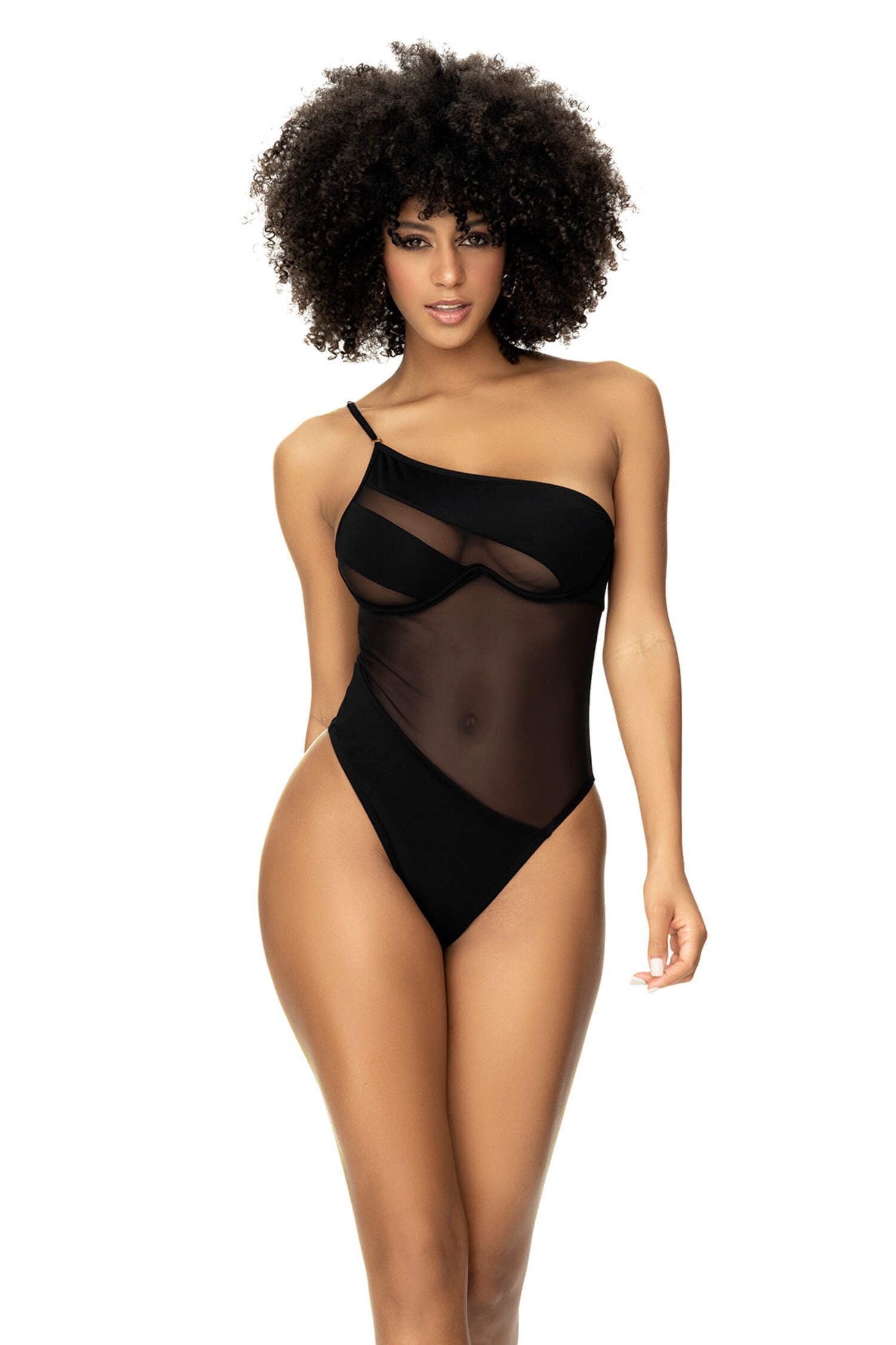 Mapale 67062 Asymmetrical One Piece Swimsuit - Walmart.com