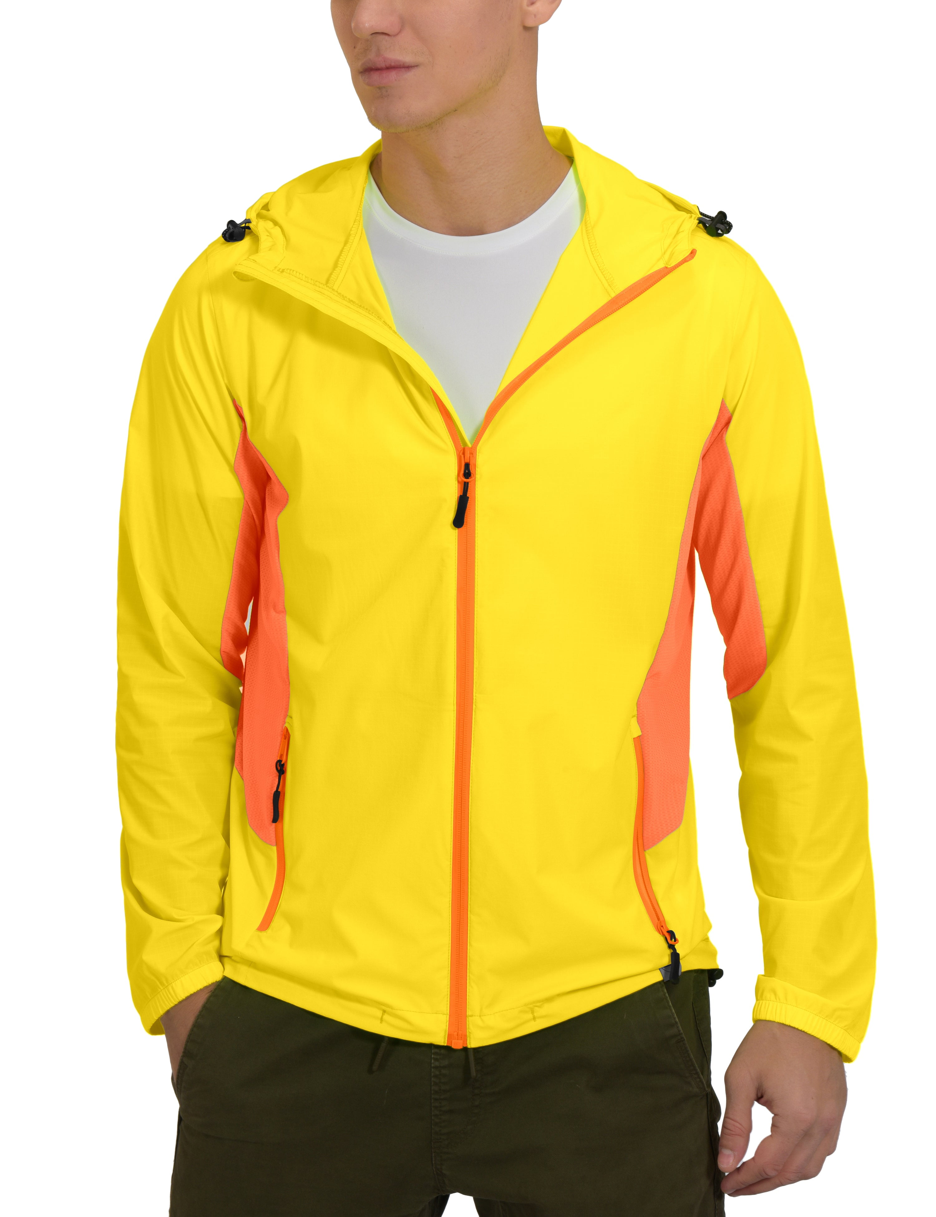 Mapamyumco Men's Breathable Lightweight Summer Jacket for Running ...